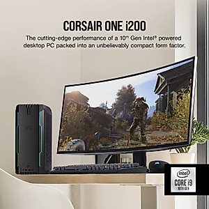 Corsair ONE i200 Compact Gaming PC - Intel® Core™ i7-11700K CPU - NVIDIA® GeForce RTX™ 3080 Graphics - 32GB Vengeance LPX DDR4 Memory - Thunderbolt 3™,Windows 10 Home