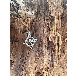 Jewelry Trends Sterling Silver Celtic Good Luck Knot Pendant
