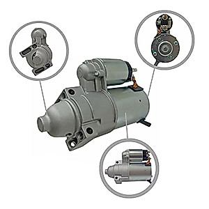 WZruibo Starter Replacement for 1994-2015 Kohler HP 15-27 John Deere Toro Cub Cadet Scotts Thomas Grasshopper 2509808, 2509809, 2509811, SDR0291, 41012182, 41012182R, 41012414，25-098-08