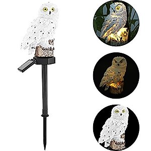 Solar Post Cap Lights Outdoor, Solar Powered Waterproof Garden Light Outdoor Lawn Lamp for Home Garden Lighting LED Landscape Light Garden Lawn Light Resin Light White 17.7 x5.9 solar garden light