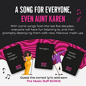 Melody Infidelody - Fun Music Games for Game Night, Music Gifts for Teens, White Elephant, and People Who Love Singing Gifts - Makes an Awesome Gift for Music Lovers