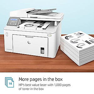 HP Laserjet Pro M148fdw All-in-One Wireless Monochrome Laser Printer, Fax, Mobile & Auto Two-Sided Printing, Works with Alexa (4PA42A)