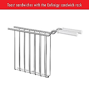 ZWILLING Enfinigy 4 Slice Toaster with Extra Wide 1.5" Slots for Bagels, 7 Toast Settings, Even Toasting, Reheat, Cancel, Defrost, Black