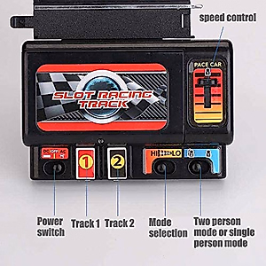 Vintage Muscle Car Huge 1:43 Scale Slot Car Race Track