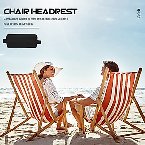 Car Accessories Beach Chair Headrest Recliner Pillow Foldable Beach Chair Rest Lounge Chairs Neck Support Chair Cushion Coffee Deck Chair Neck Pillow Outdoor Chairs