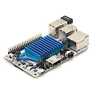 Libre Computer Le Potato Mini Single Board Computer with USB WiFi 4 and Heatsink (2GB WiFi 4, Libre Blue)