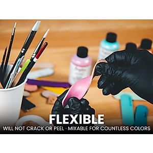 Angelus Acrylic Leather Paint, 4 Fl Oz (Pack of 1), White