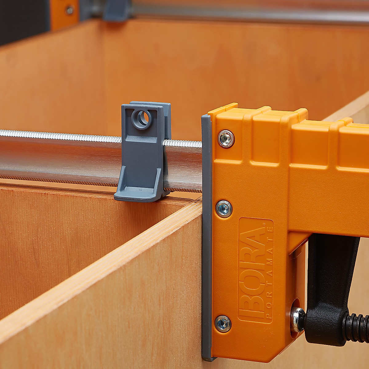 Bora 50" Parallel Clamp Set, 2 Pack of Woodworking Clamps with Rock-Solid, Even Pressure, 571150T