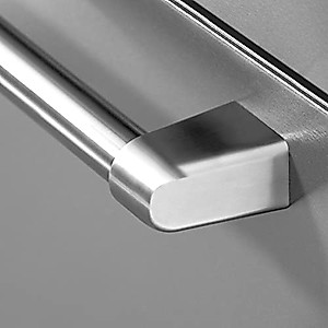 ZLINE 36" 21.6 cu. ft Freestanding French Door Refrigerator with Water and Ice Dispenser in Fingerprint Resistant Stainless Steel (RFM-W-36)