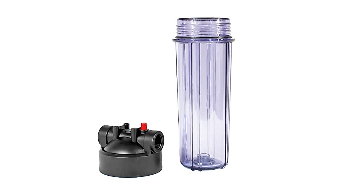 Pro Water Parts 2.5x10" Clear Filter Housing