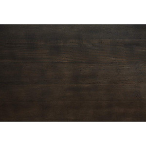 Signature Design by Ashley Hyndell Contemporary Dining Extension Table, Seats up to 8, Dark Brown