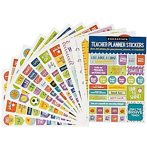 Essentials Teacher Planner Stickers (Set of 400 Stickers)