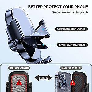 Miracase Phone Mount for Car, [Strong Suction] Universal 3 in 1 Car Phone Holder Mount for Dashboard Windshield Air Vent Compatible with iPhone 14 13 12 11 Pro Max Mini All Mobile Phones