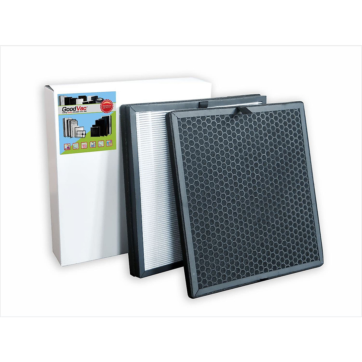 GoodVac Replacement H13 True HEPA Filter Kit Compatible with Samsung Cube Air Purifiers AX9500 CFX-H100/GB