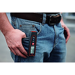 Leica DISTO E7100i 200ft Laser Distance Measure with Bluetooth, Black/Red