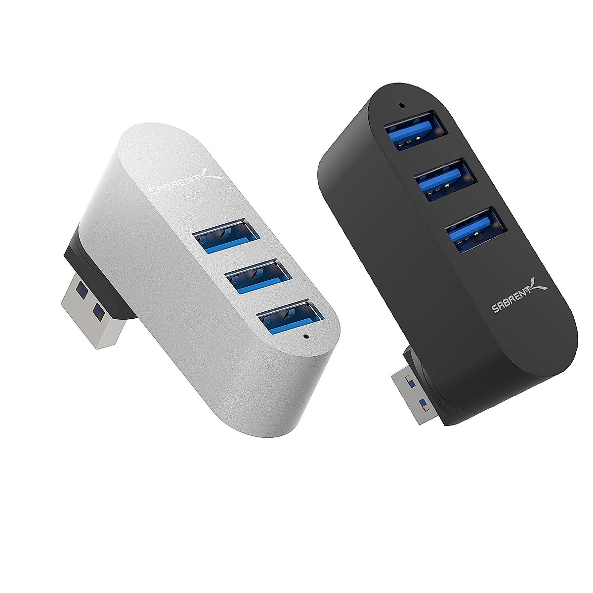 Sabrent Premium 3-Port Aluminum Mini USB 3.0 Hub + Premium 3-Port Aluminum Mini USB 3.0 Hub