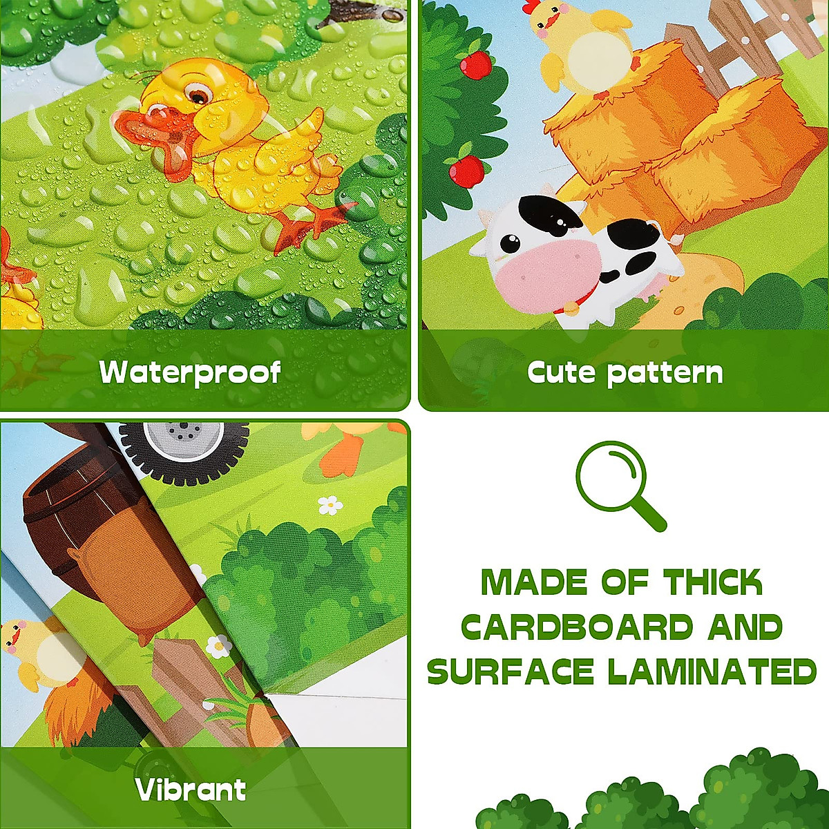 Pajean 24 Set Farm Birthday Party Supplies Farm Animal Popcorn Boxes Farmhouse Birthday Snack Treat Goodie Boxes for Baby Shower Farm Birthday Party