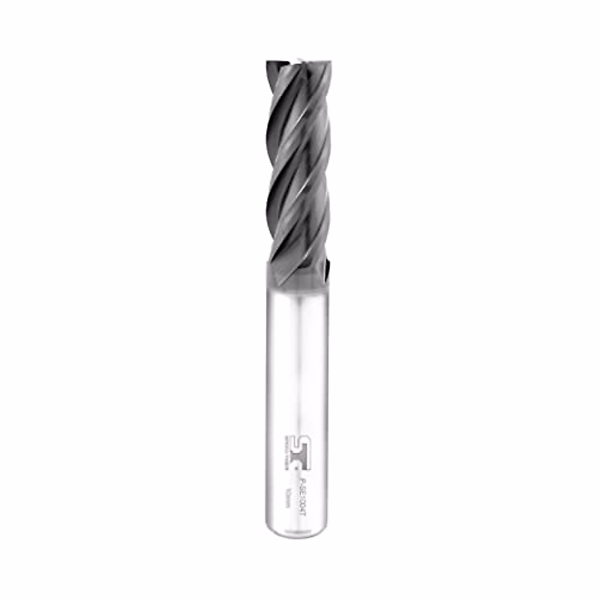 SPEED TIGER Micrograin Carbide Square End Mill - 4 Flute - 10mm 75L (1 Piece, 10mm) - for Milling Alloy Steels, Hardened Steel, Metal & More – Mill Bits Sets for DIYers & Professionals