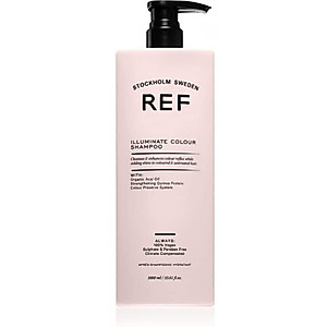 Reference of Sweden REF Champú Illuminate Colour Shampoo 1000ml Strengthening Shampoo for Use on Colour-Treated and Natural Hair Contains Organic Acai Oil and Quinoa Protein 33.81 Fl Oz