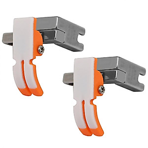 YEQIN 2Pcs Plastic Universal Presser Foot #T3 Three-in-One Multifunctional Presser Foot Adjustable Left and Right Unilateral Presser Foot for Flat Car Sewing Machine