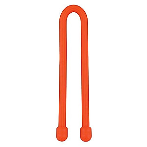 Nite Ize GT6-2PK-31 Party Supplies Original Gear, Reusable Rubber Twist Tie, 6-Inch, Bright Orange, 2 Pack, Made in The USA