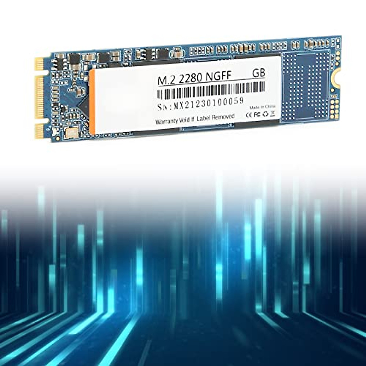 SSD for Desktop Computer, Full Power Mode Balanced Wear Algorithm High Performance NGFF SSD for Desktop Computer for Laptop(#1)