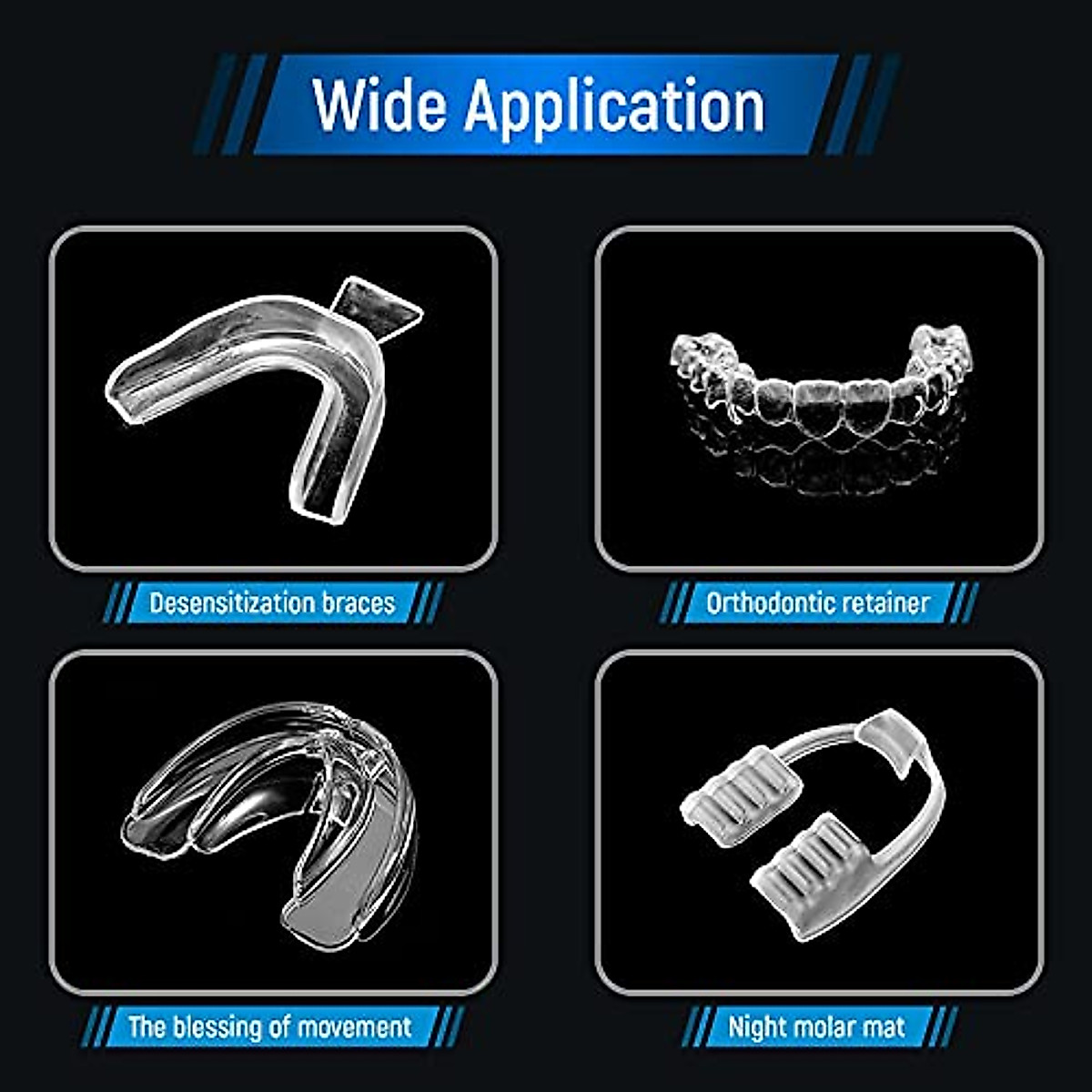 20Sheets 1.0MM Dental Hard Splint, Thermoforming Materials for Vacuum Forming Machine 5'' x 5''