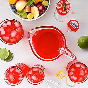 Splenda Peel and Pour Zero Calorie Drink Mix, Fruit Punch, Naturally Flavored Sugar Free Concentrate, 12 Multi Serve Liquid Pitcher Pods