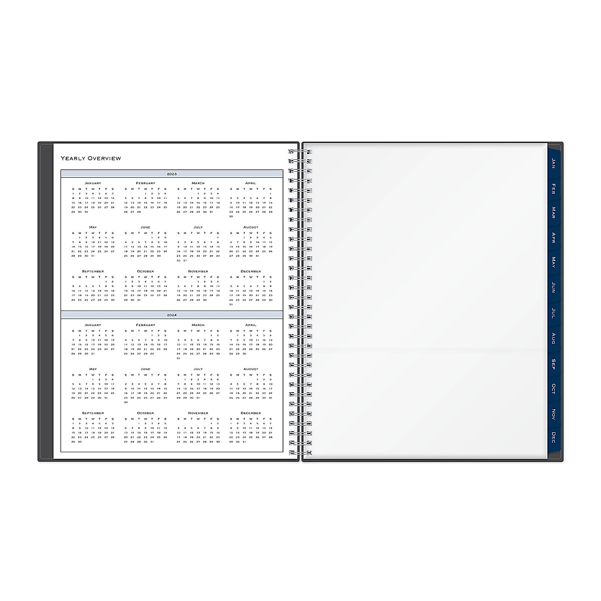 Blue Sky 2023 Weekly and Monthly Planner, January - December, 8.5" x 11", Flexible Cover, Wirebound, Passages (142073)
