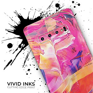 DesignSkinz Liquid Abstract Paint Remix V68 Protective Vinyl Decal Wrap Skin Cover Compatible with The Samsung Galaxy S20 (Screen Trim & Back Glass Skin)
