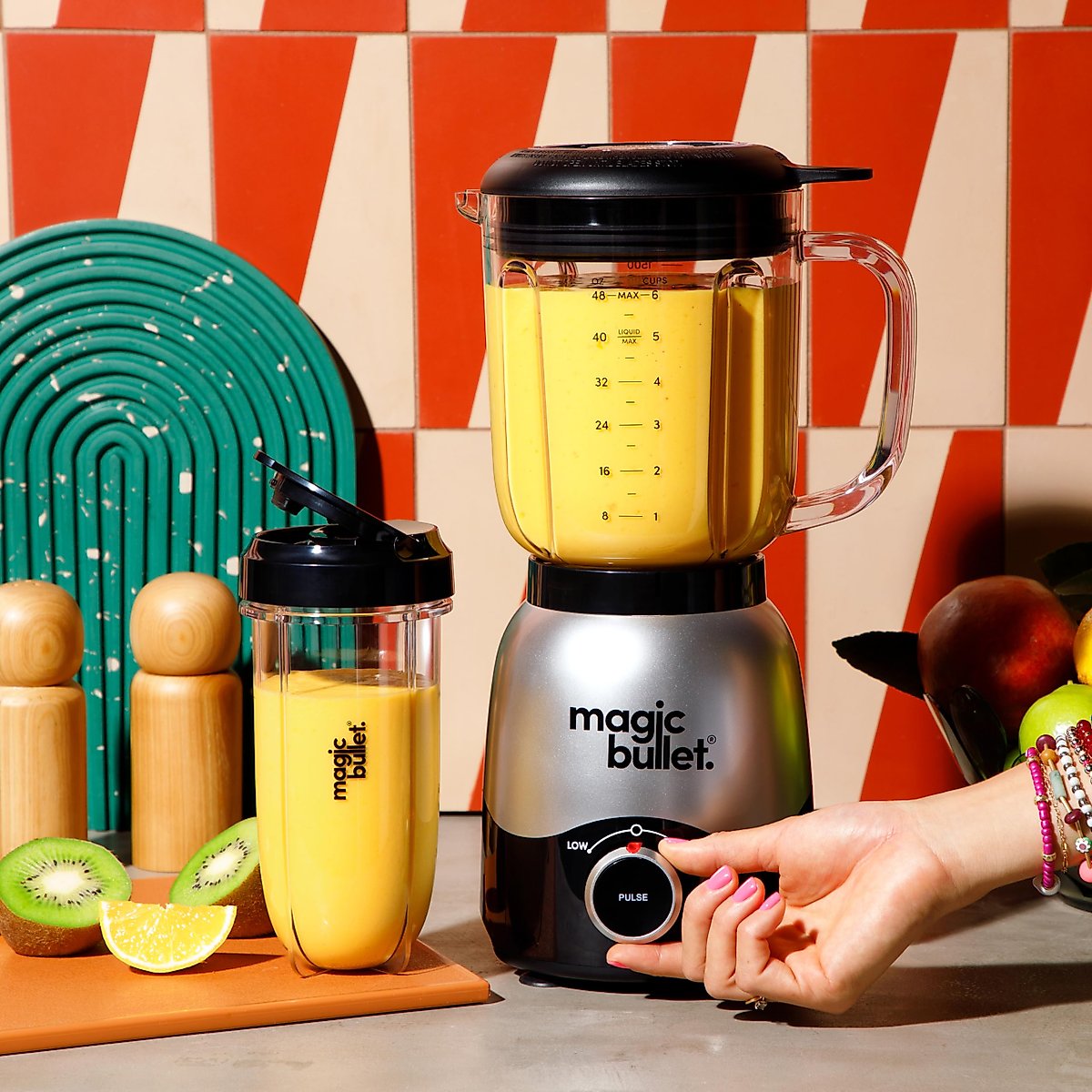 magic bullet Combo Blender, 48oz Pitcher, Blending Cup, Simple Speed Dial – MBF50200