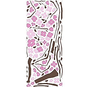 RoomMates RMK1555GM Prink Spring Blossom Peel and Stick Giant Wall Decal , Pink