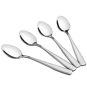 HOMMP 16-Piece Stainless Steel Teaspoons, 5.9-Inch