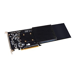 SoNNeT M.2 4x4 Silent PCIe Card (Four M.2 NVMe SSD Slot)