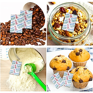 Wisesorb 500CC 50 Packs Oxygen Absorbers for Food Storage, Food Grade Oxygen Absorbers, O2 Absorbers Food Grade for Food Storage