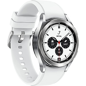 SAMSUNG Galaxy Watch 4 Classic 42mm Smartwatch with ECG Monitor Tracker for Health, Fitness, Running, Sleep Cycles, GPS Fall Detection, Bluetooth, US Version, Silver