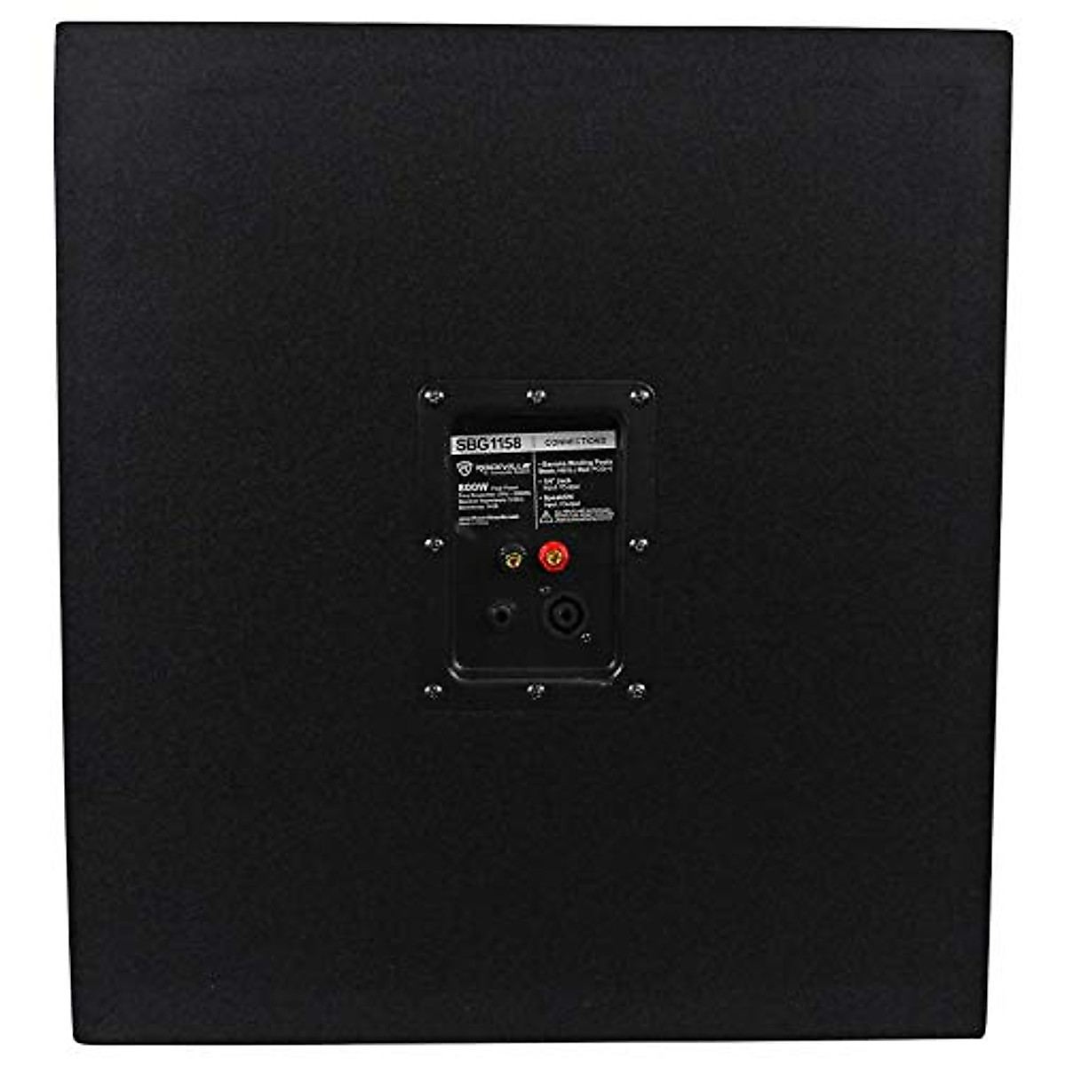 Rockville SBG1158 15" 800W Passive Pro DJ Subwoofer, MDF Cabinet/Pole Mount, Black