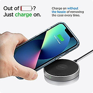 Spigen Ultra Hybrid [Anti-Yellowing Technology] Designed for iPhone 13 Case (2021) - Crystal Clear