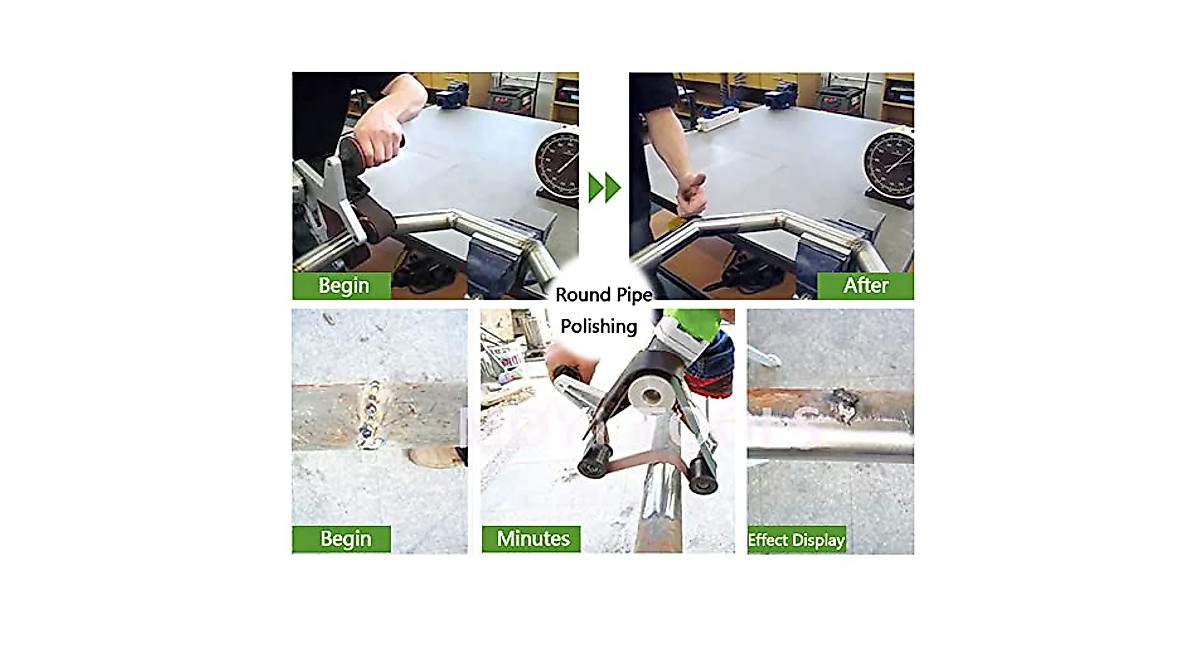 EQCOTWEA Portable Stainless Steel Pipe Polisher