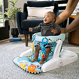 Baby Einstein Sea of Support 2-in-1 Sit-Up Floor Seat, with Removable Tray and Toys