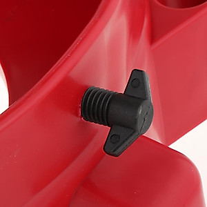 Generic Car Wash Bucket Dolly Sturdy Rolling Bucket Dolly for Building, 29cmx16cm, Red