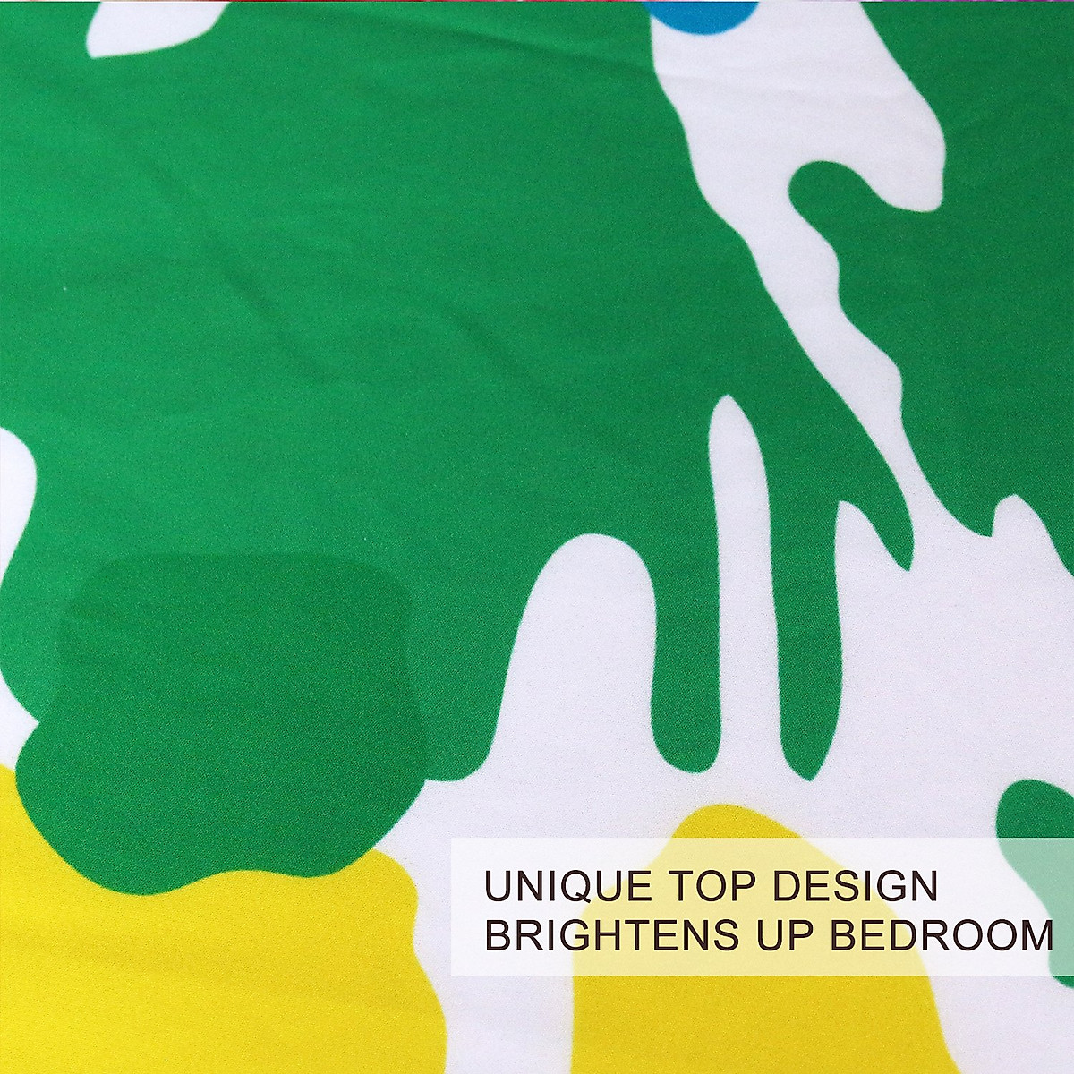 BlessLiving Rainbow Tie Dye Bedding Colorful Tye Dye Duvet Cover Psychedelic Watercolor Artsy Bedding 3 Piece Art Bedspread (Queen)