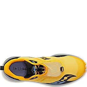 Saucony Women's Peregrine 12 ST Trail Running Shoe, Gold/Black, 10