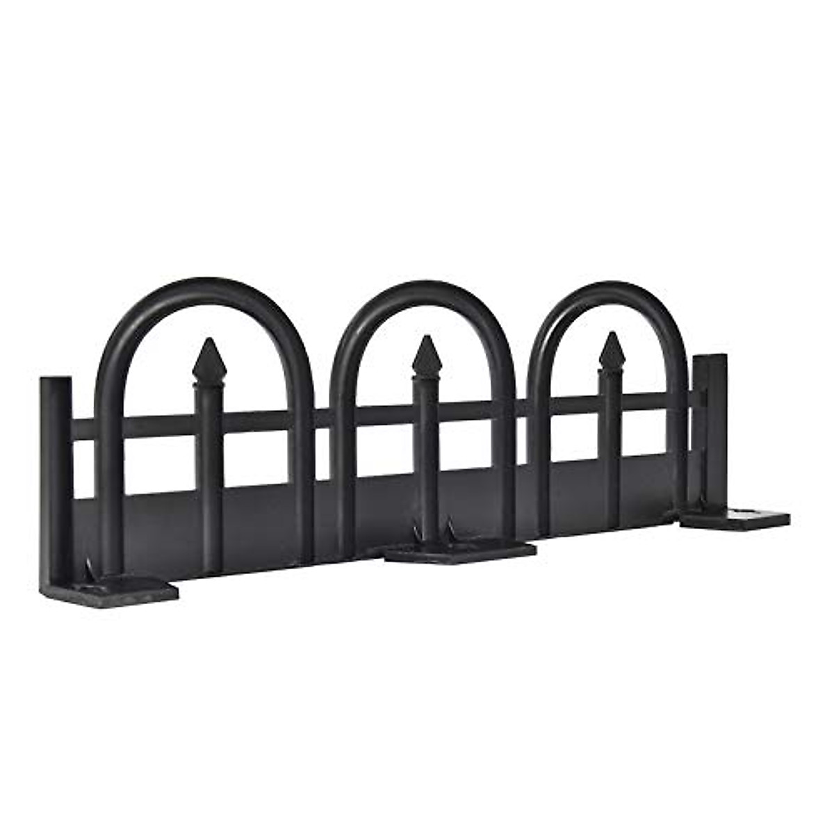 EasyFlex Decorative No-Dig Landscape Edging Kit - 15 ft., Black Wrought Iron-Look