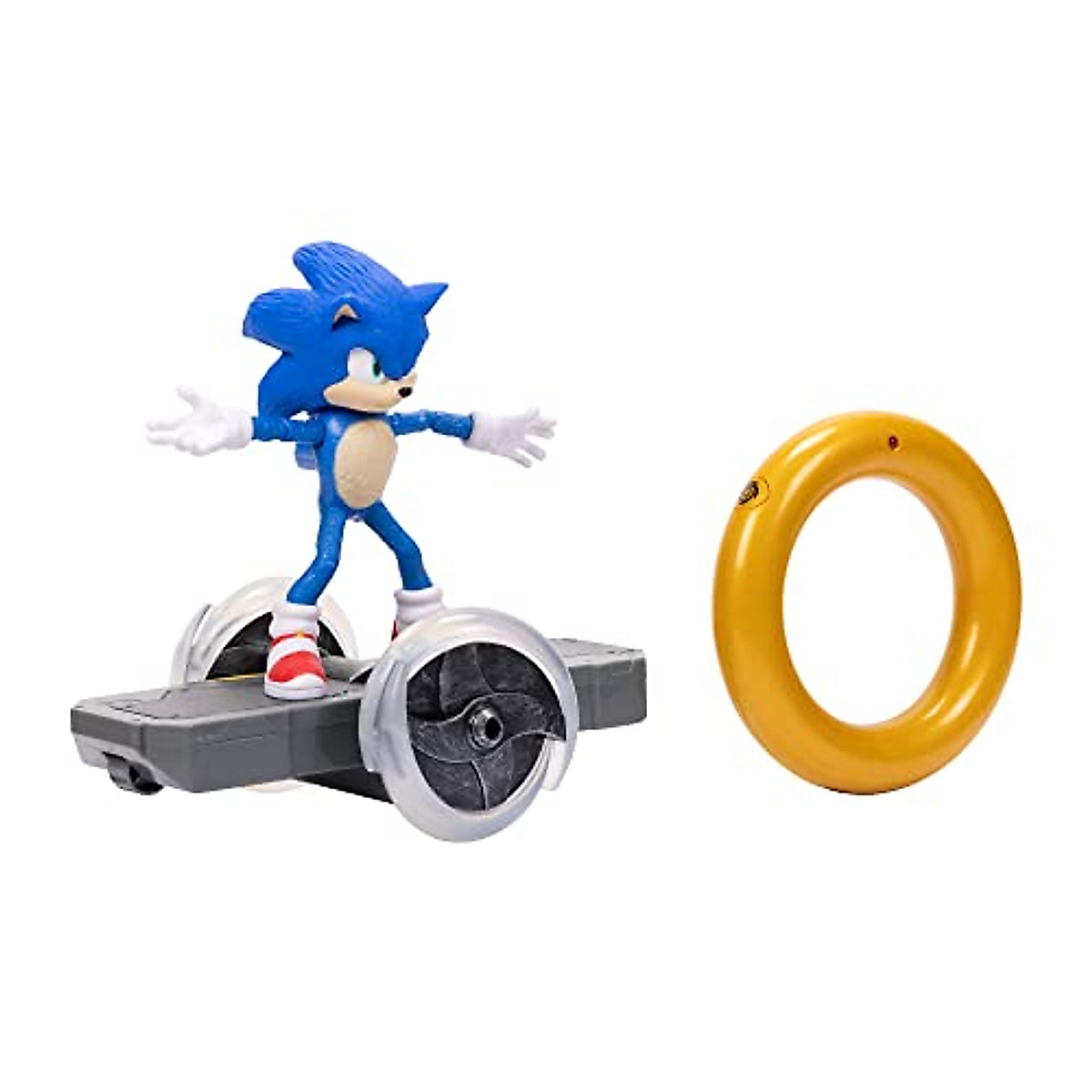 Sonic the Hedgehog Sonic 2 Movie - Sonic Speed RC Vehicle, Blue/ Grey