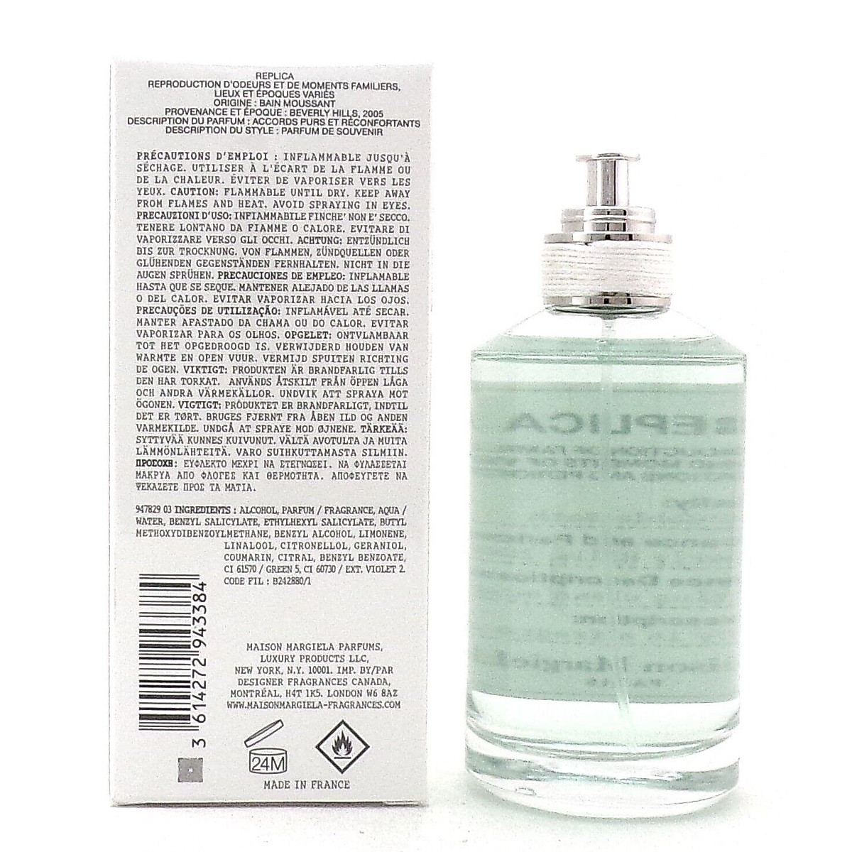 Maison Margiela Replica Bubble Bath EDT, 3.4 Fl Oz
