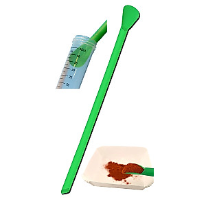 LevGo® 17241 Macro smartSpatula® Disposable Multipurpose Laboratory Spatula, PP, 310 x 11 mm (150 spatulas per Pack). Look for The V at The Neck.