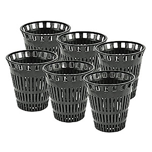 Danco 10739P Catcher Replacement Baskets for Stand-Alone Shower Trap | Hair Drain Clog Prevention, Pack of 6, Black, 6 Count