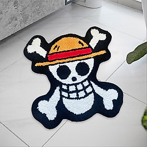 LUXAPE One Piece Rug - Anime Rug - Handmade Tufted Rug - Handmade & Premium- 28in (70cm) - Hypebeast Rug - Preppy Decor - Hypebeast Room Decor - Luxape Rug (One Piece)