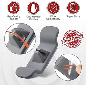 6 pieces for kitchen appliance wire storage box, self-adhesive wire rack wire storage box, used for mixer, air fryer, keep kitchen appliance wire neat